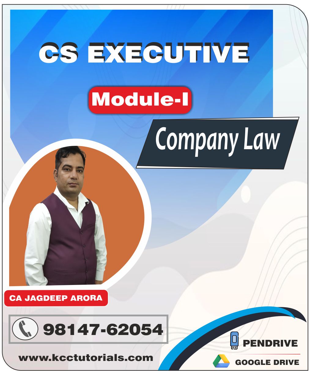 Best & Most Affordable CS Executive Company Law Video Lectures & Live ...