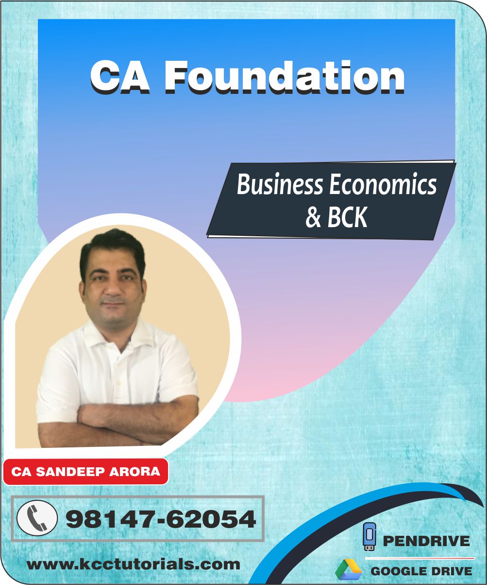 CA Foundation Archives - KCC Tutorials