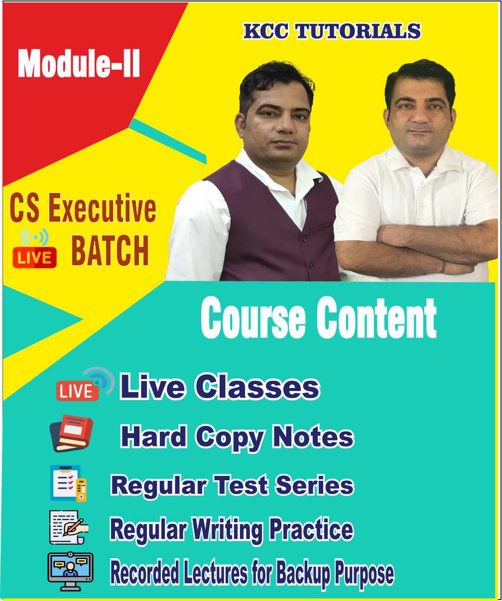 Best CS Executive Live Online Classes & Video Lectures in India - KCC ...