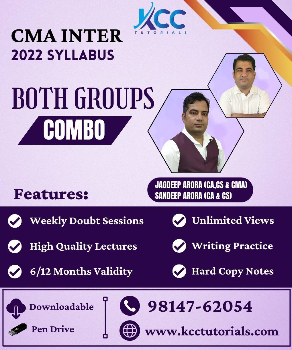 Best CMA Inter Online Video Lectures