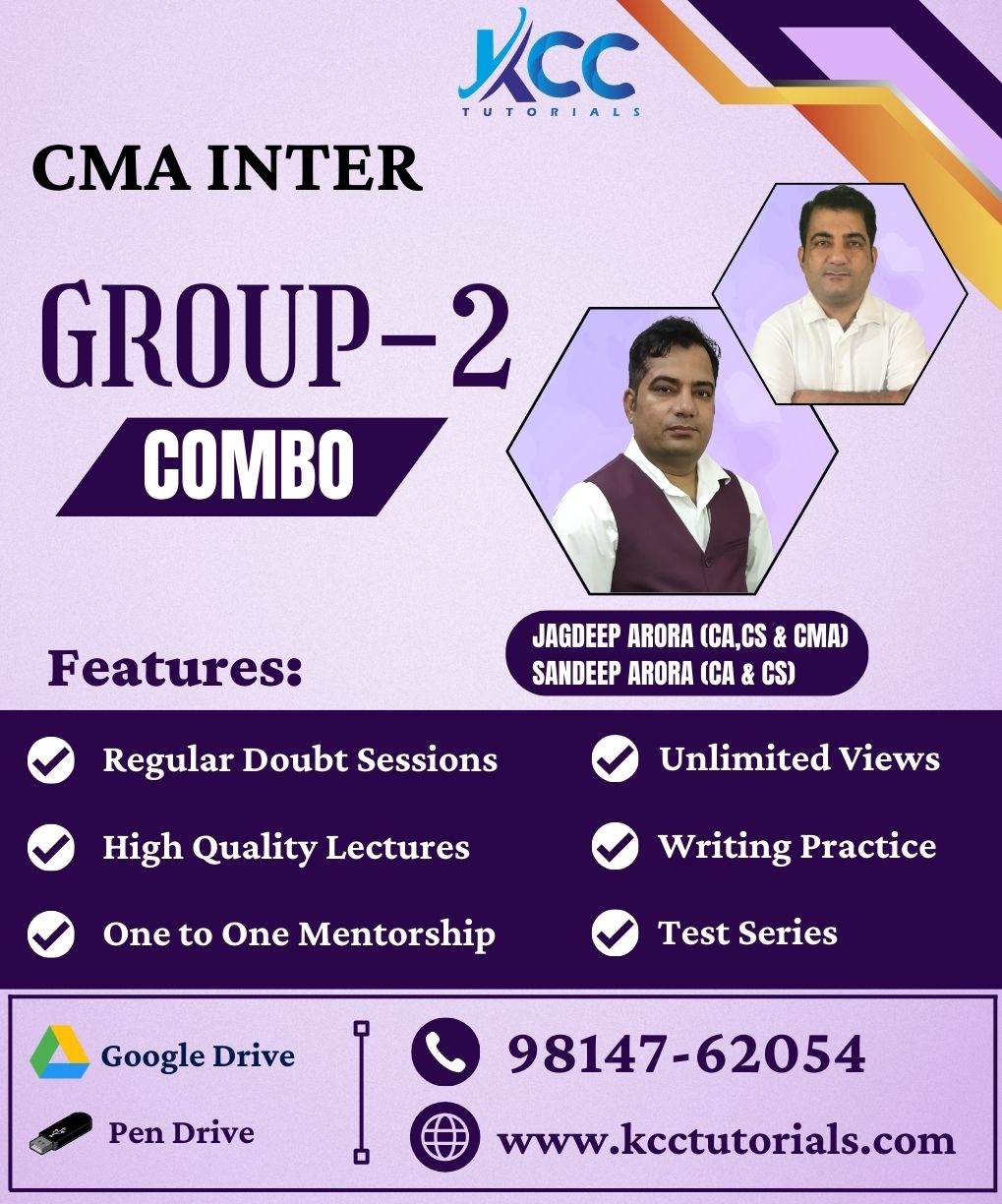 CMA Inter Group 2 Online Video Classes