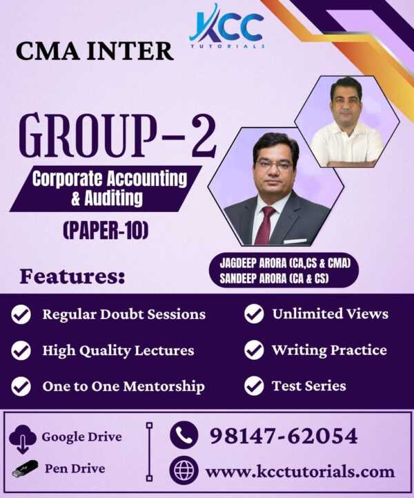 Best CMA Inter Online Video Lectures Classes