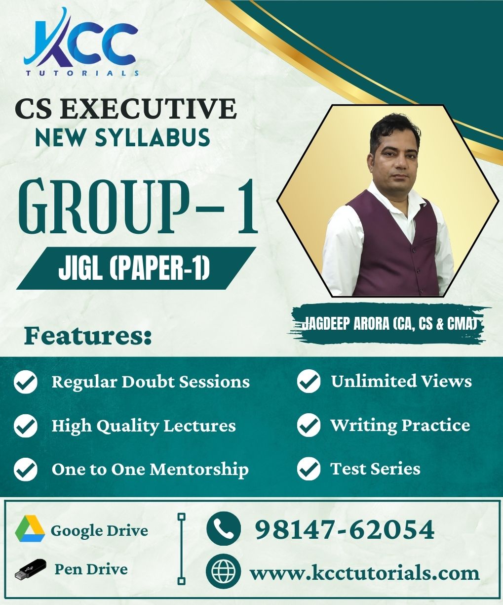 Best CS Executive JIGL Video Lectures & Live Online Classes
