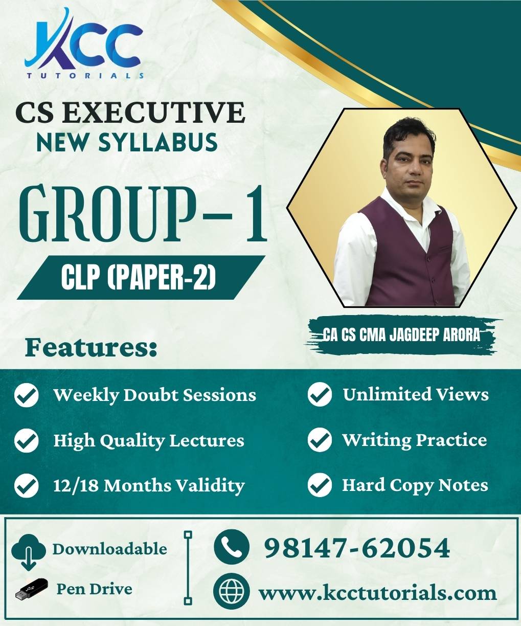 Cs Executive Company Law Best Lectures By Jagdeep Arora Sir