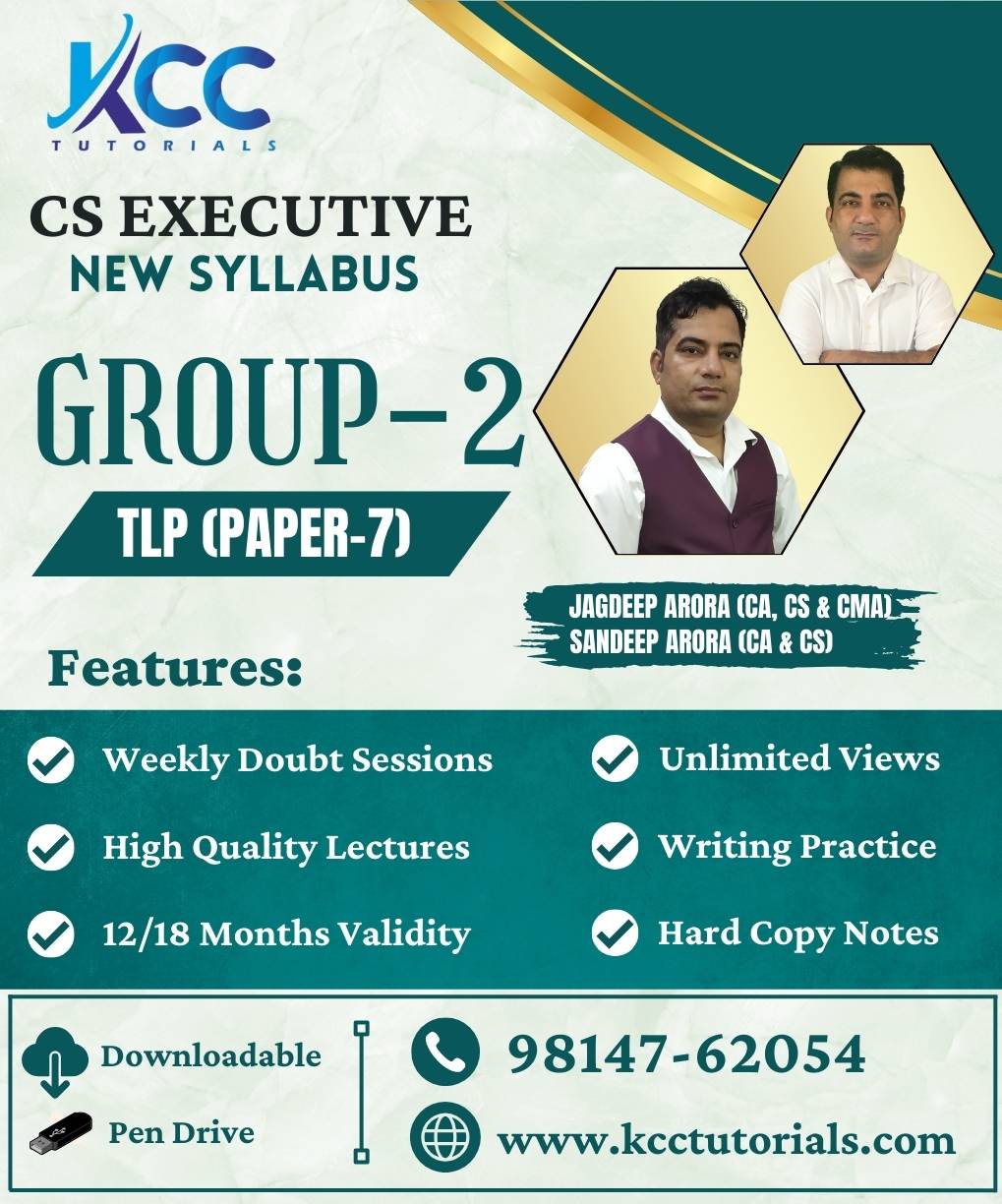 Best CS Executive Tax Laws Video Lectures & Live Classes