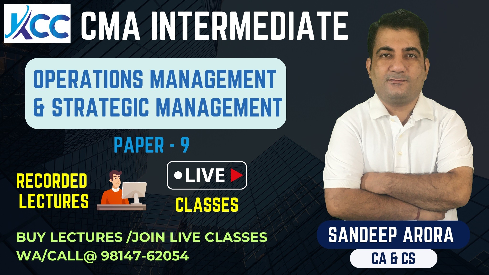 Best & Most Affordable CMA Inter Operations & Strategic Management ...