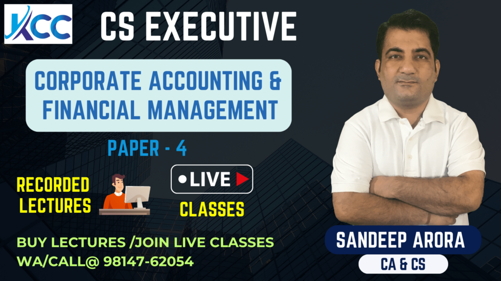Best CS Executive CAFM Video Lectures and Live Online Classes