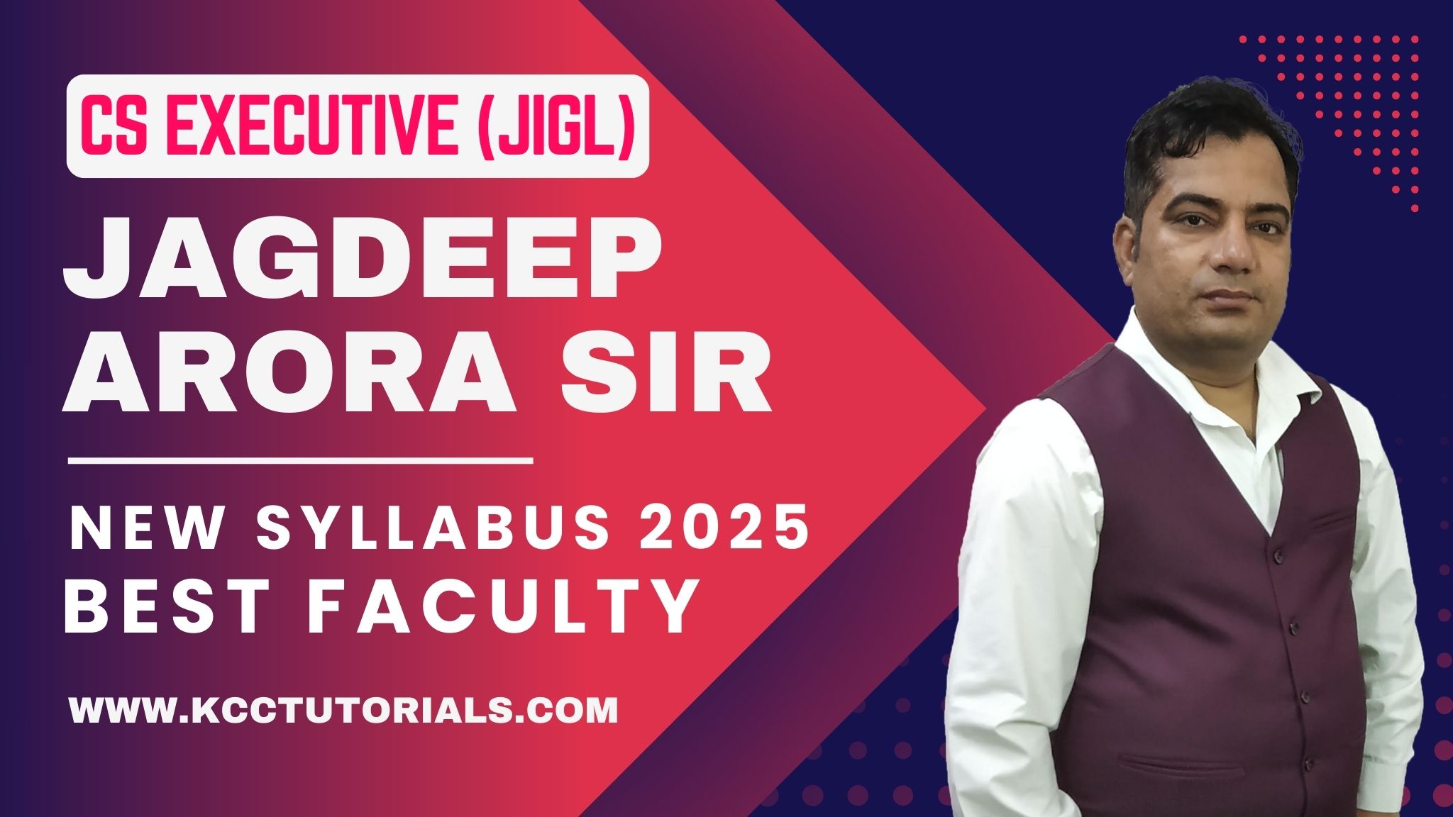 Best CS Executive JIGL Faculty in India