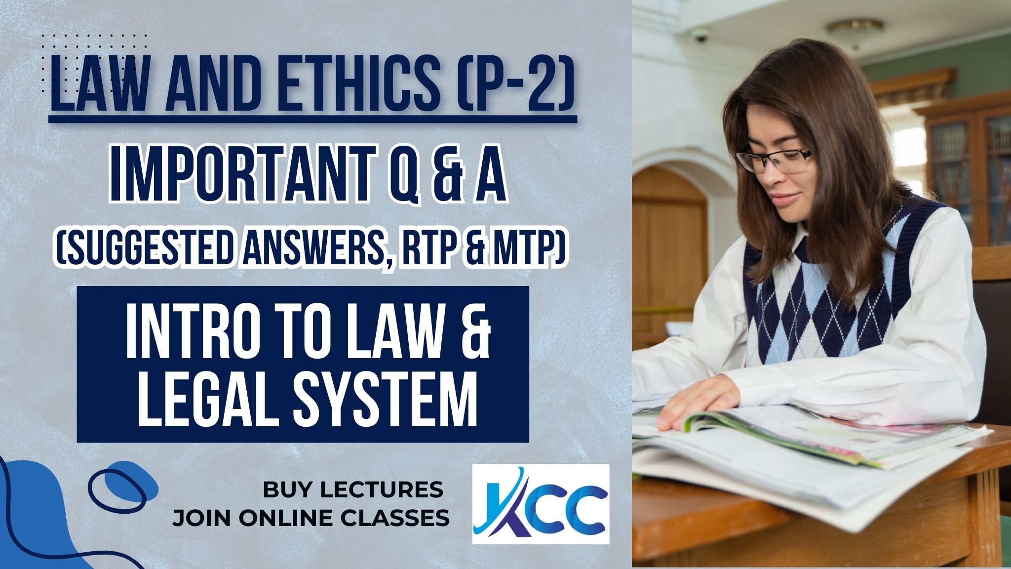 CMA Inter Law & Ethics - Introduction to Law & Legal System Q & A - KCC ... CMA Inter Law & Ethics - Introduction to Law & Legal System Q & A - KCC ...