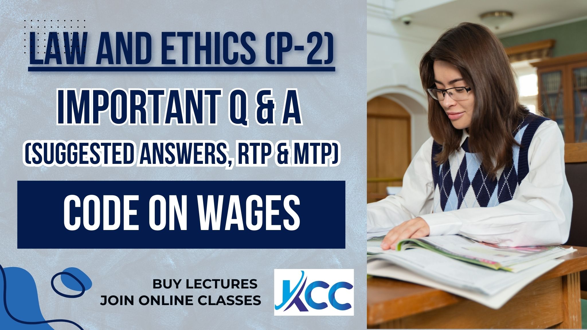 CMA Inter Laws & Ethics - Code on Wages Important Q & A - KCC Tutorials
