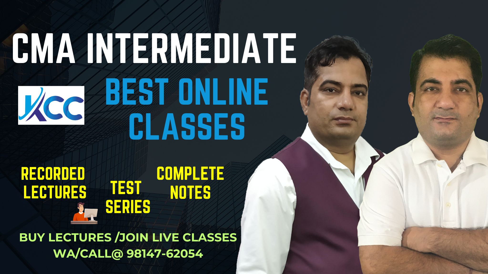 CMA Inter Online Classes and Test Series by KCC Tutorials