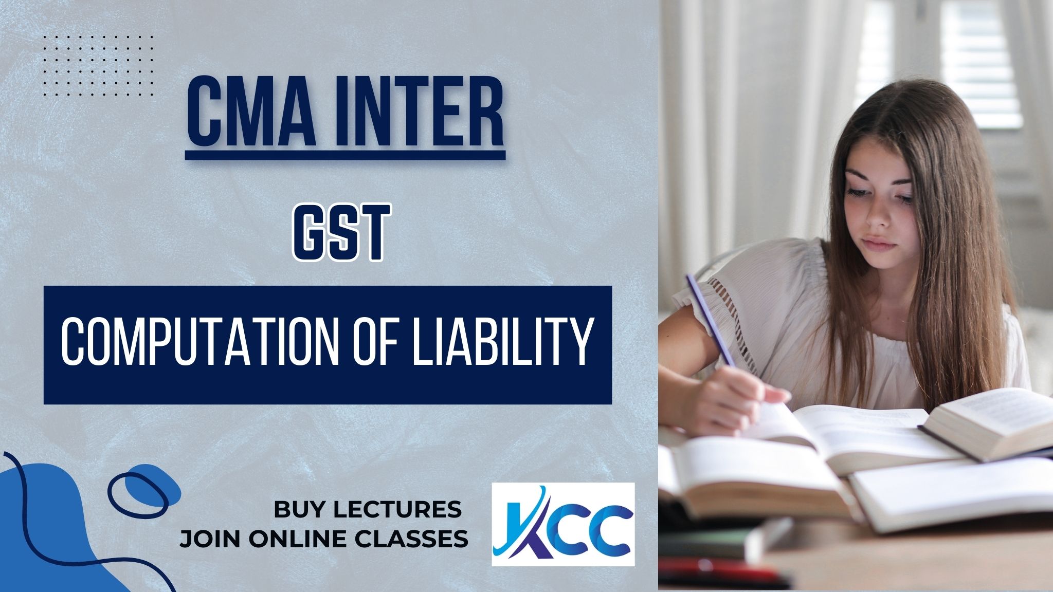 CMA Inter GST Computation of Liability Important QA - KCC Tutorials
