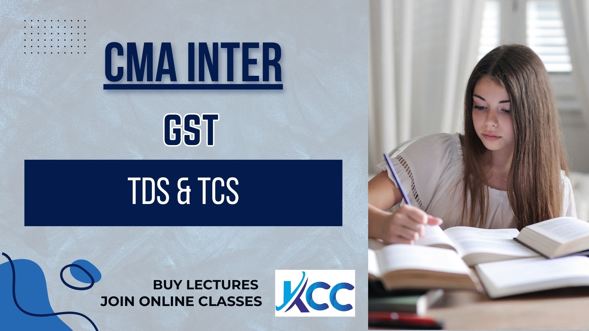 CMA Inter GST TDS & TCS Questions with Answers - KCC Tutorials