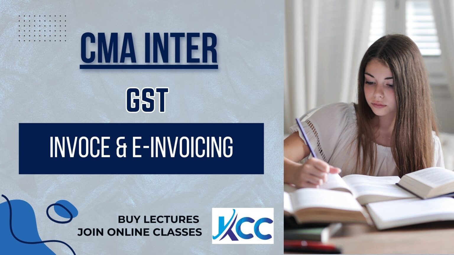 CMA Inter GST Invoice Important Question with Answers - KCC Tutorials