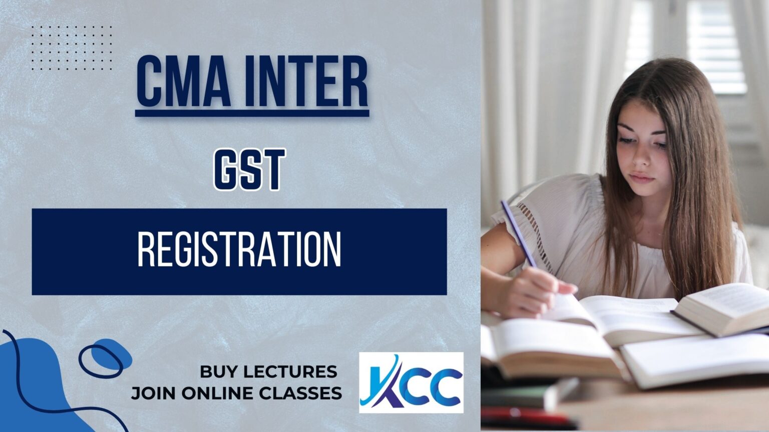 CMA Inter GST Registration Important Questions with Answers - KCC Tutorials