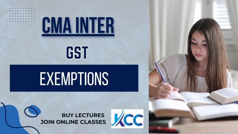 CMA Inter Archives - KCC Tutorials